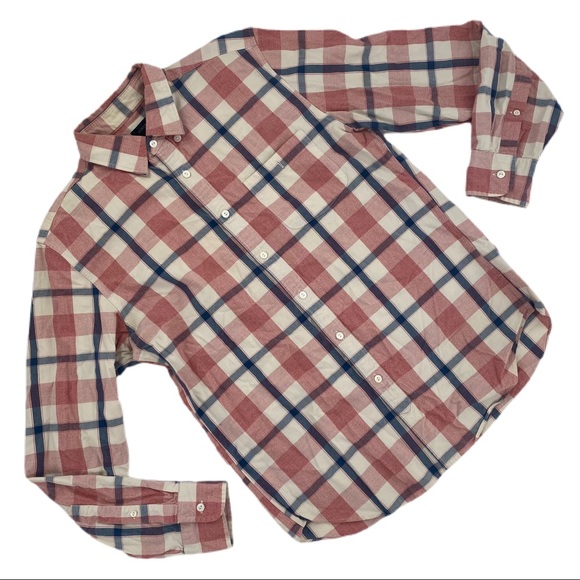 J. Crew | Shirts | J Crew Red Blue Yellow Plaid Cotton Button Down | Poshmark